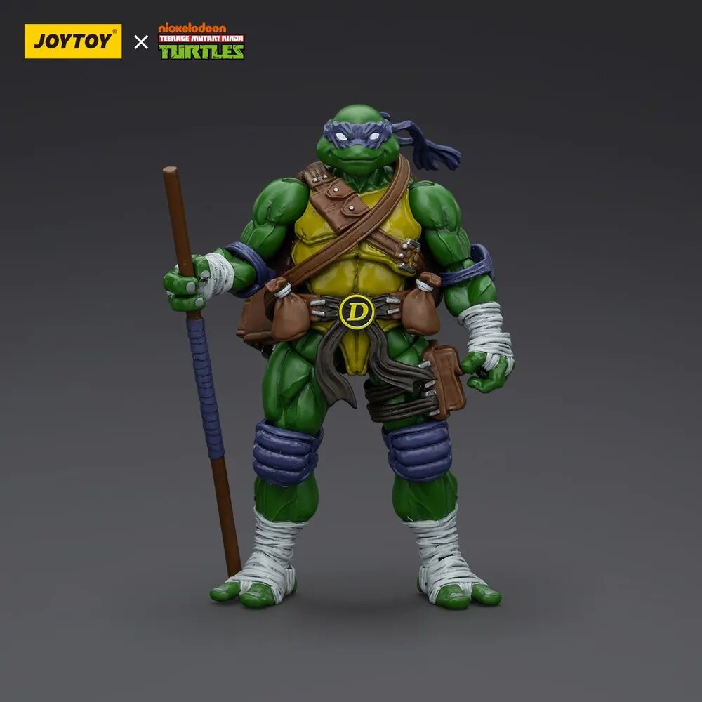Подвижная фигурка TMNT JOYTOY 1/18 Донателло Подарочная модель