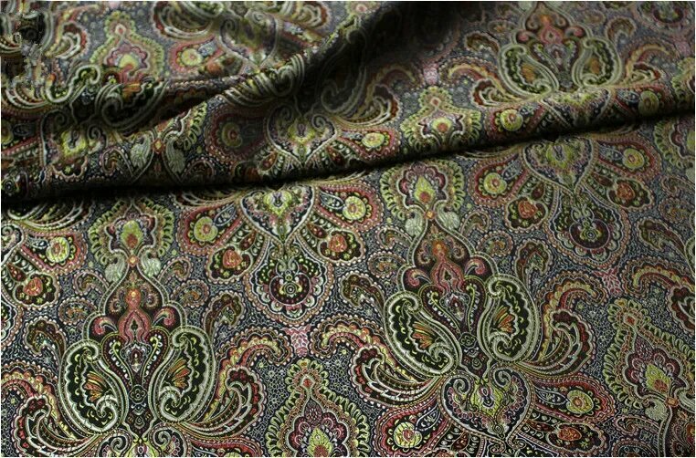 Китайская шелковая жаккардовая ткань 100 см 2