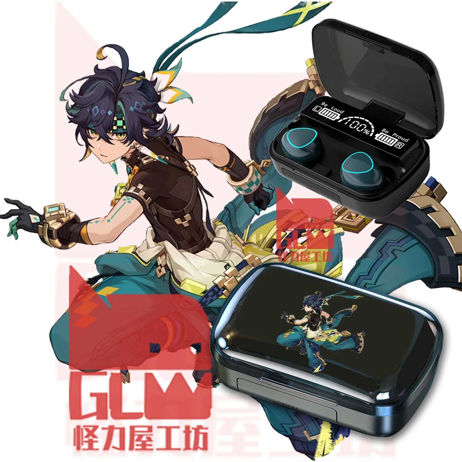 Genshin Impact Kinich Bluetooth-наушники N0.15