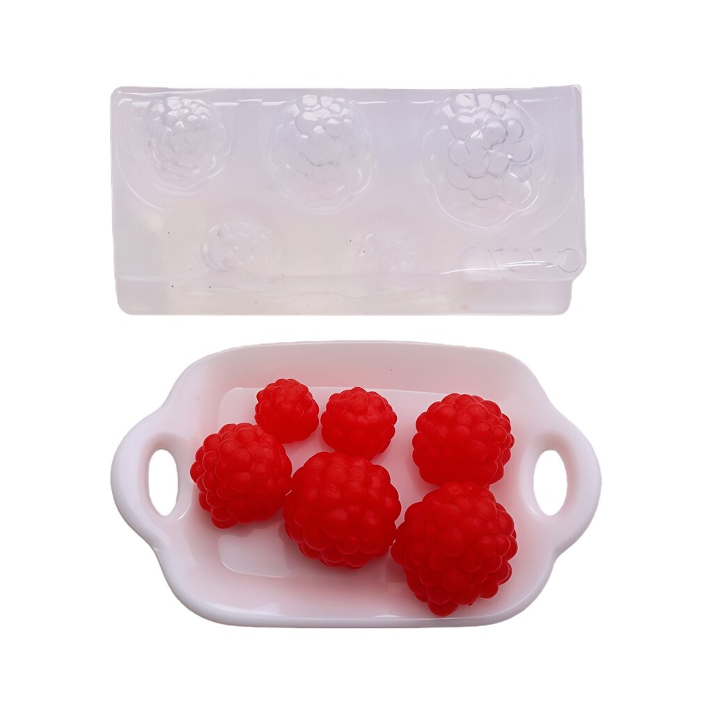 Миниатюрная игра с едой из шелковицы diy глиняная силиконовая форма для малины и лесных ягод