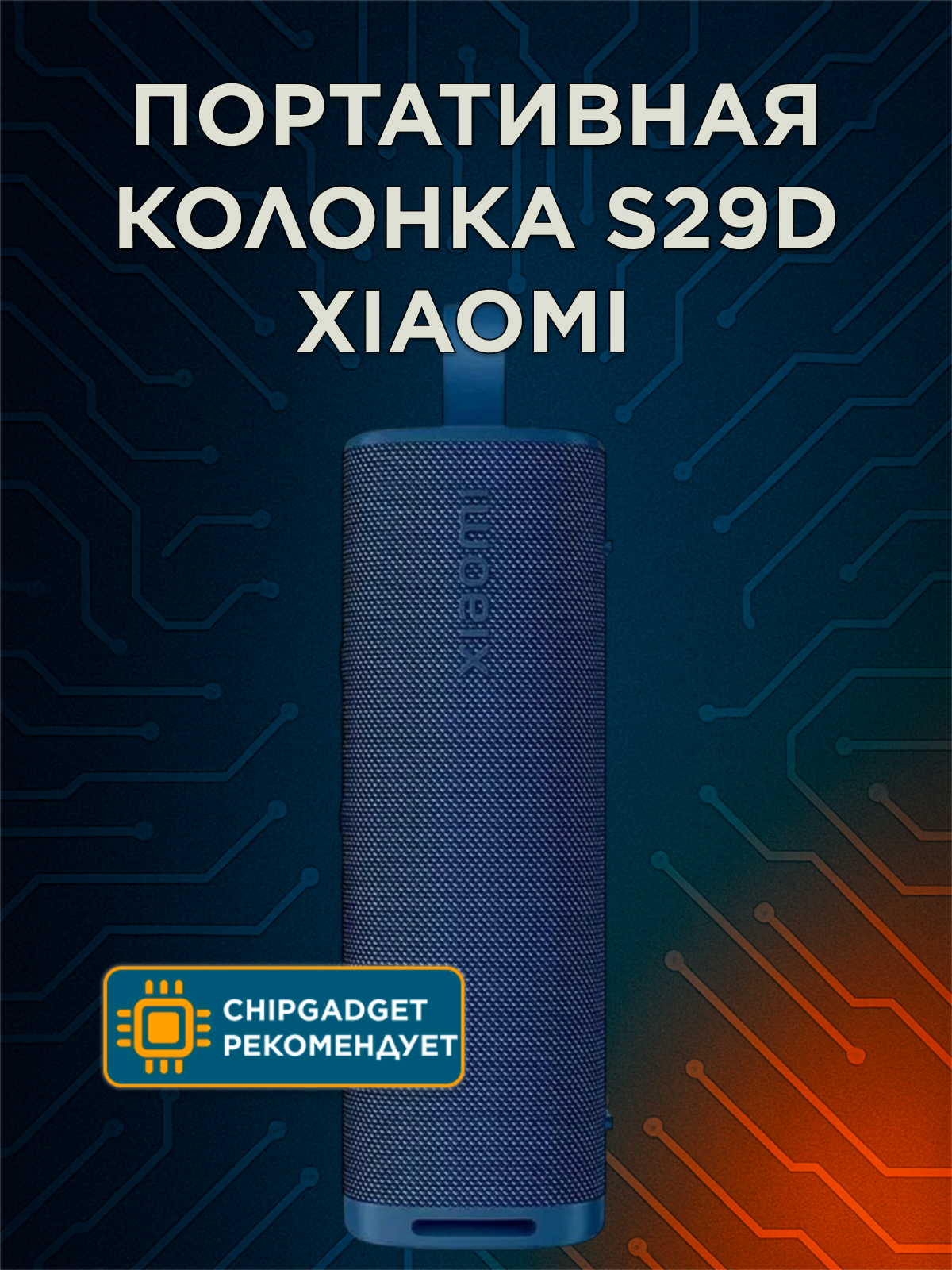 Портативная беспроводная колонка S29D Xiaomi Sound Outdoor 30W (Blue) (QBH4265GL)