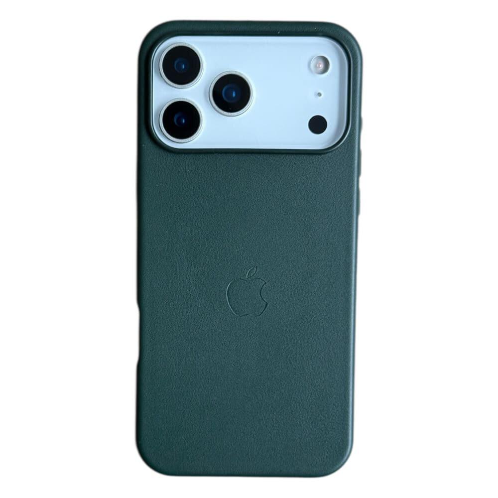 Чехол Leather Case Iphone 17 Pro Forest Green MTEW2FE/A, зеленый