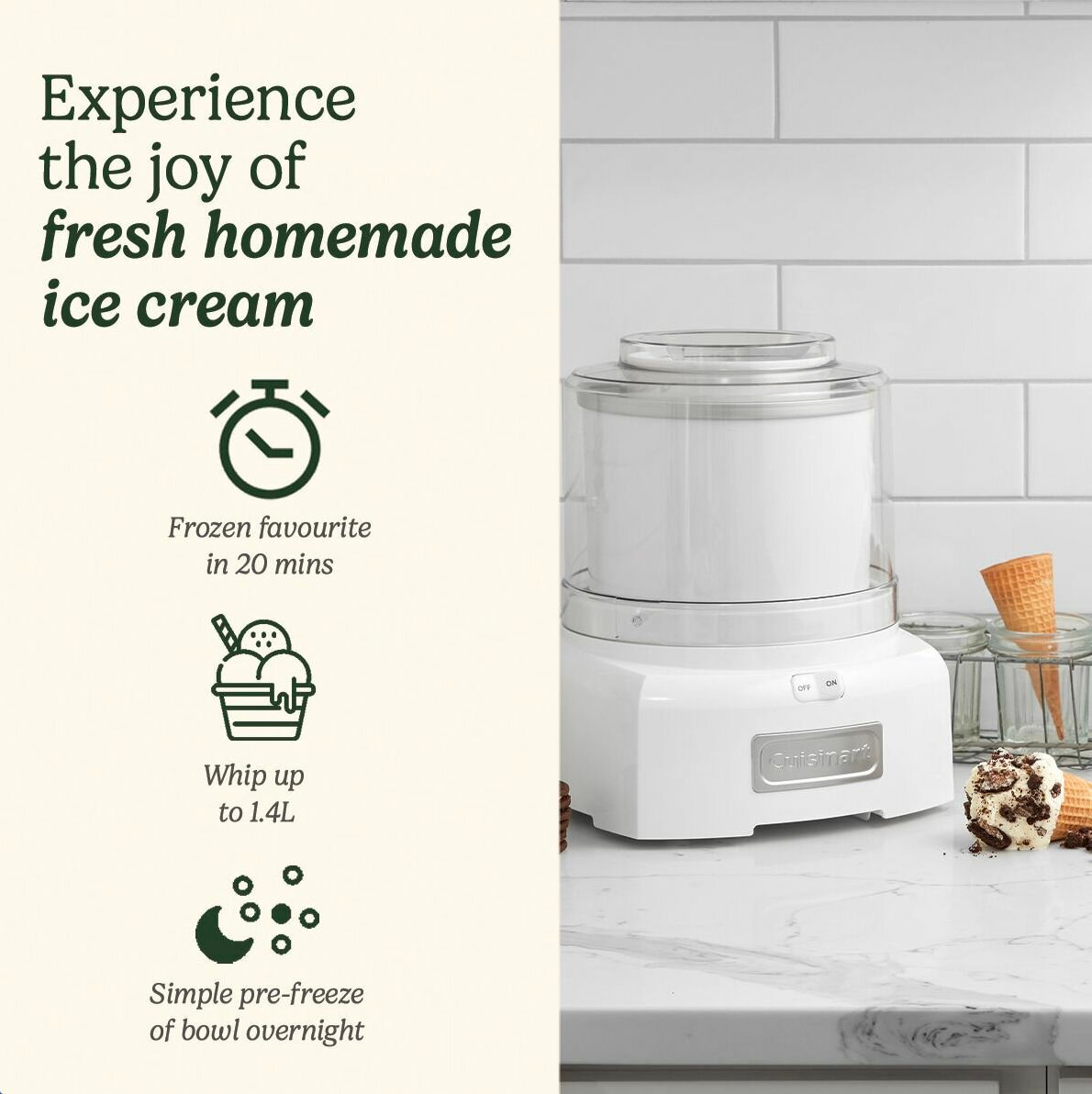 Мороженица Cuisinart ICE21U, 1.4Л