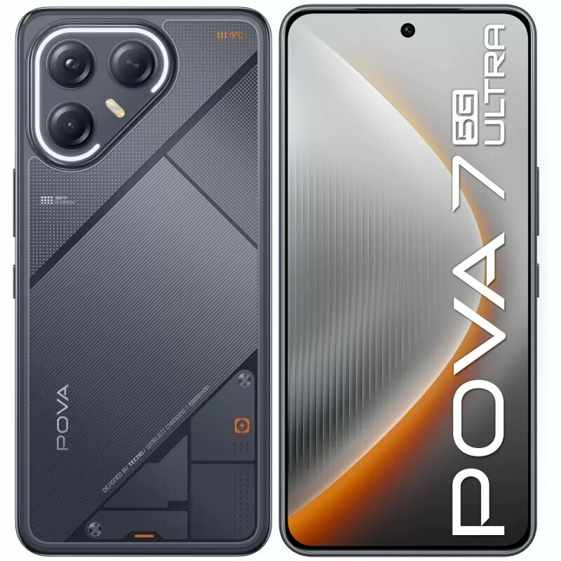 Смартфон TECNO POVA 7 Ultra 5G 12/256GB, Dual nano SIM, Global для РФ, черный