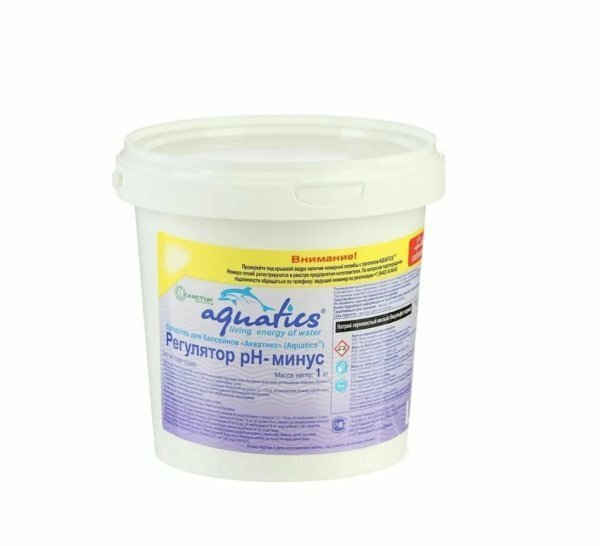 Регулятор рн- минус AQUATICS гранулы 1 кг. (Россия)