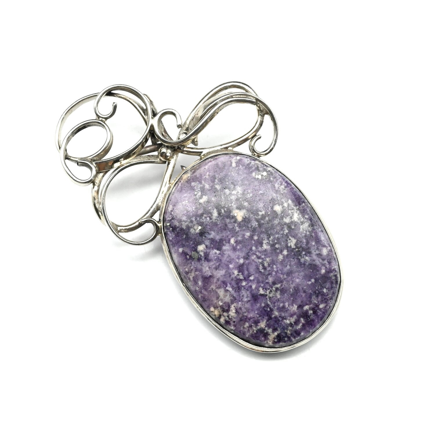 Брошь, флюорит