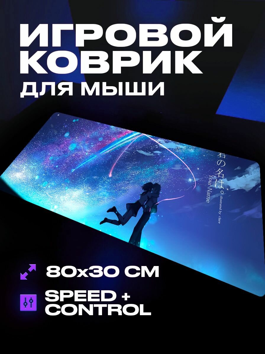 Коврик для мыши игровой Your name 80x30 см ProSleeves
