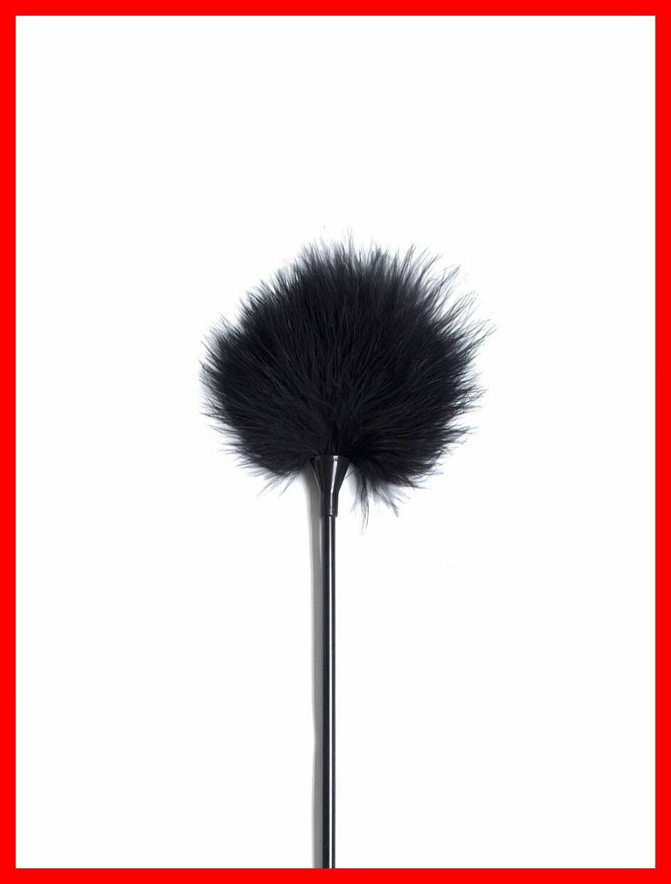 Кисточка БДСМ, палочка с перьями горничной, (госпожи), (для ролевых игр)