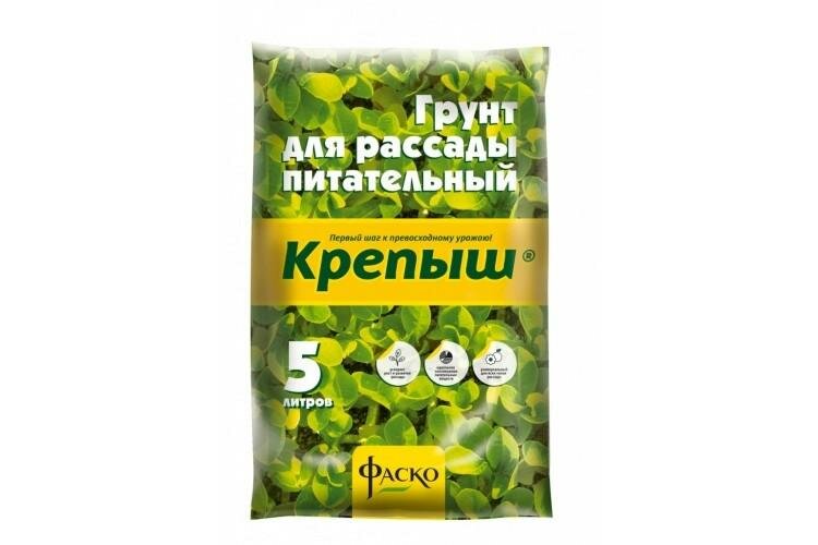 Удобрение грунт крепыш Д/рассады 5Л фаско