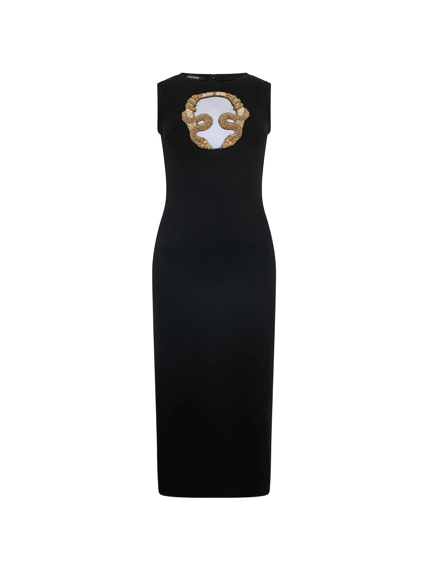 Платье Roberto Cavalli Embroidered cut-out midi dress