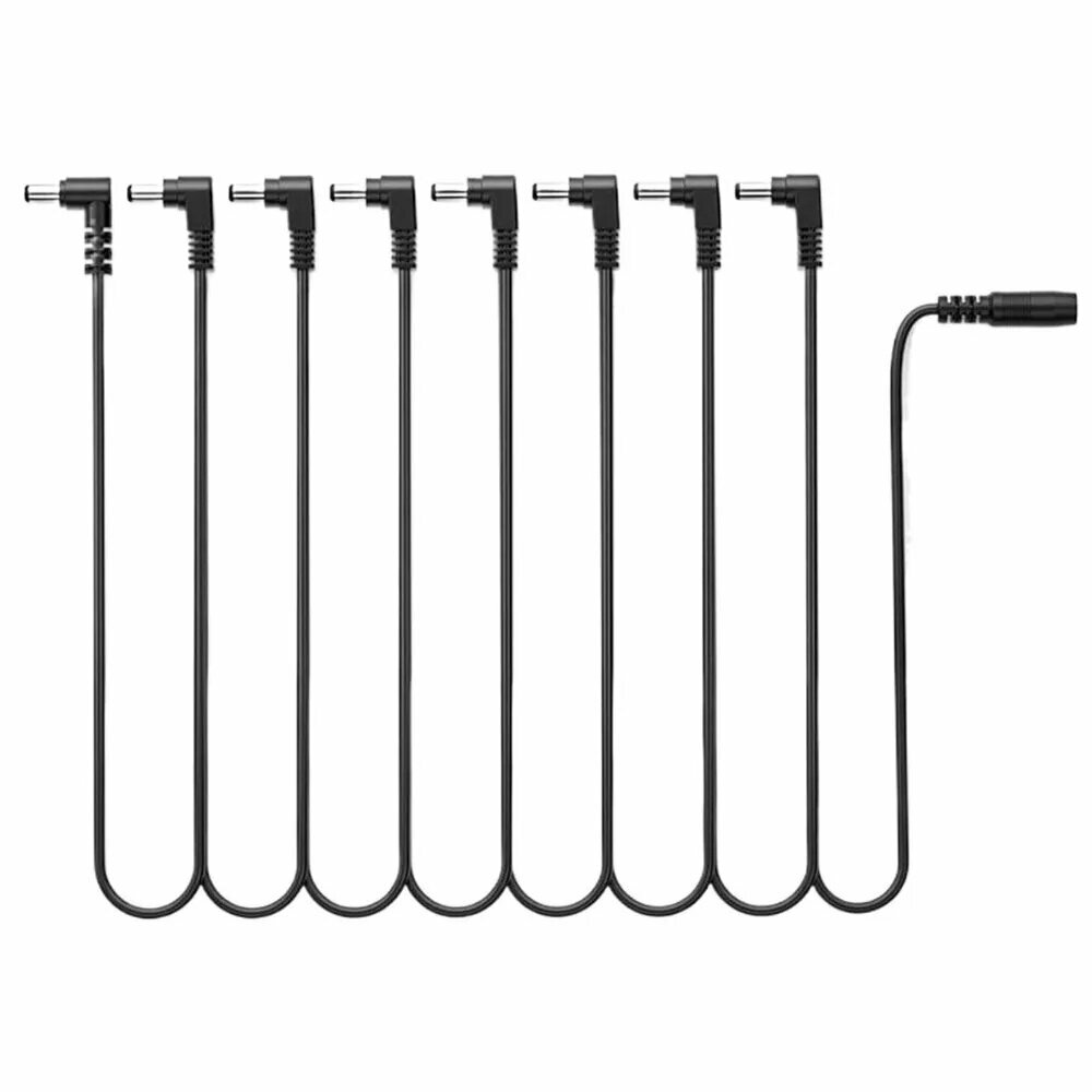 Адаптер питания для педалей эффектов, 9 В, 1 на 8 выходов, с разъемами DC 5.5 мм x 2.1 мм