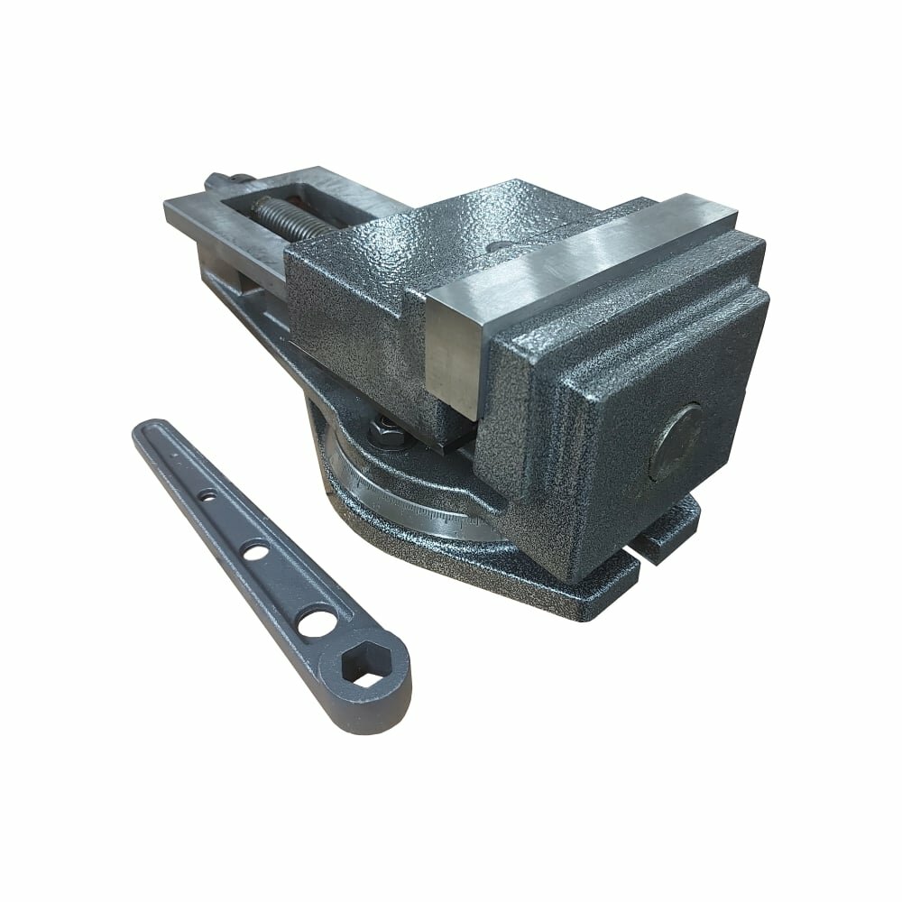 Станочные тиски 140мм, поворотные, с открытым винтом, серия QB GRIFF b241201