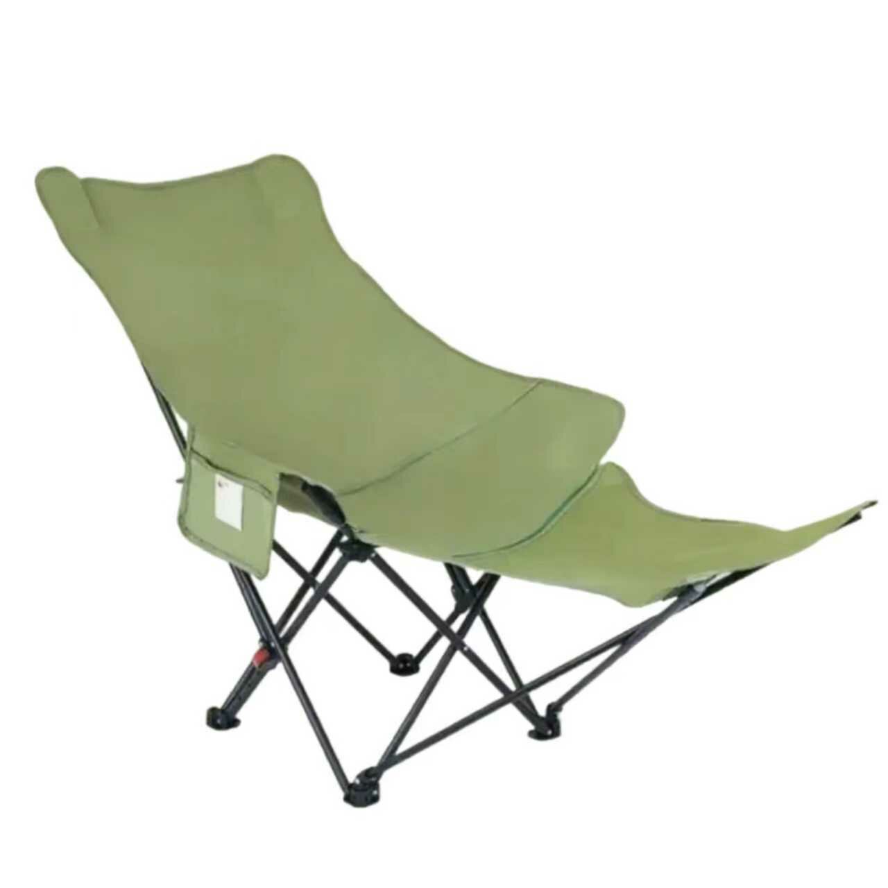 Эксклюзивное четырехпозиционное креслореклайнер Moon Chair для кемпинга, балкона и дома, оснащенное подставкой для ног, предлагается в складном регулируемом формате