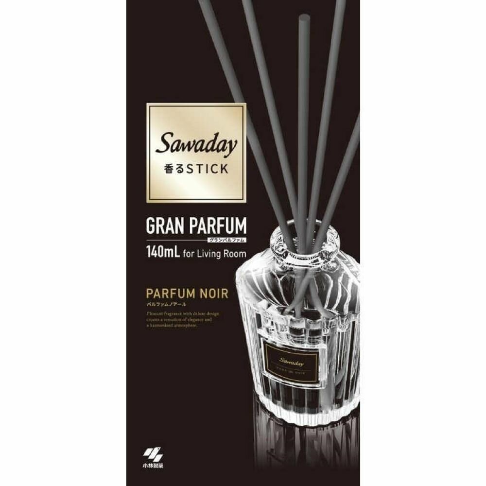 Ароматический диффузор для дома с палочками Kobayashi Gran Parfum Noir, 140 мл