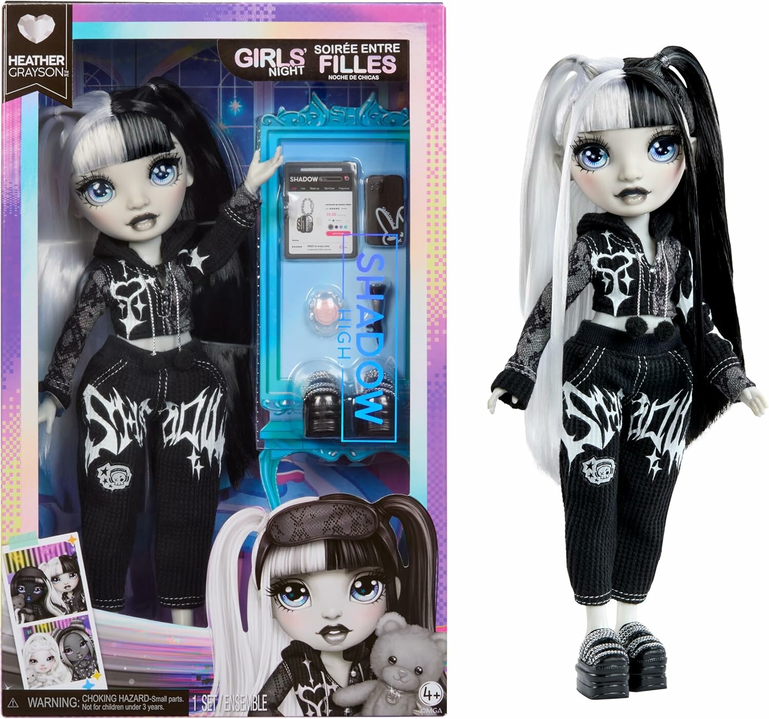 Кукла Rainbow High Shadow Girl's Night - Кукла Хизер Грейсон с аксессуарами - Рейнбоу Хай 597865