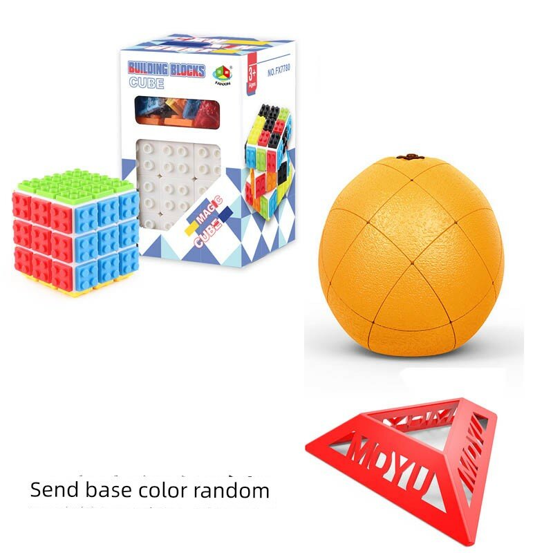 Фруктовый кубик в форме яблока, трехслойная фруктовая игрушка, гладкая головоломка в форме груши и персика, креативная