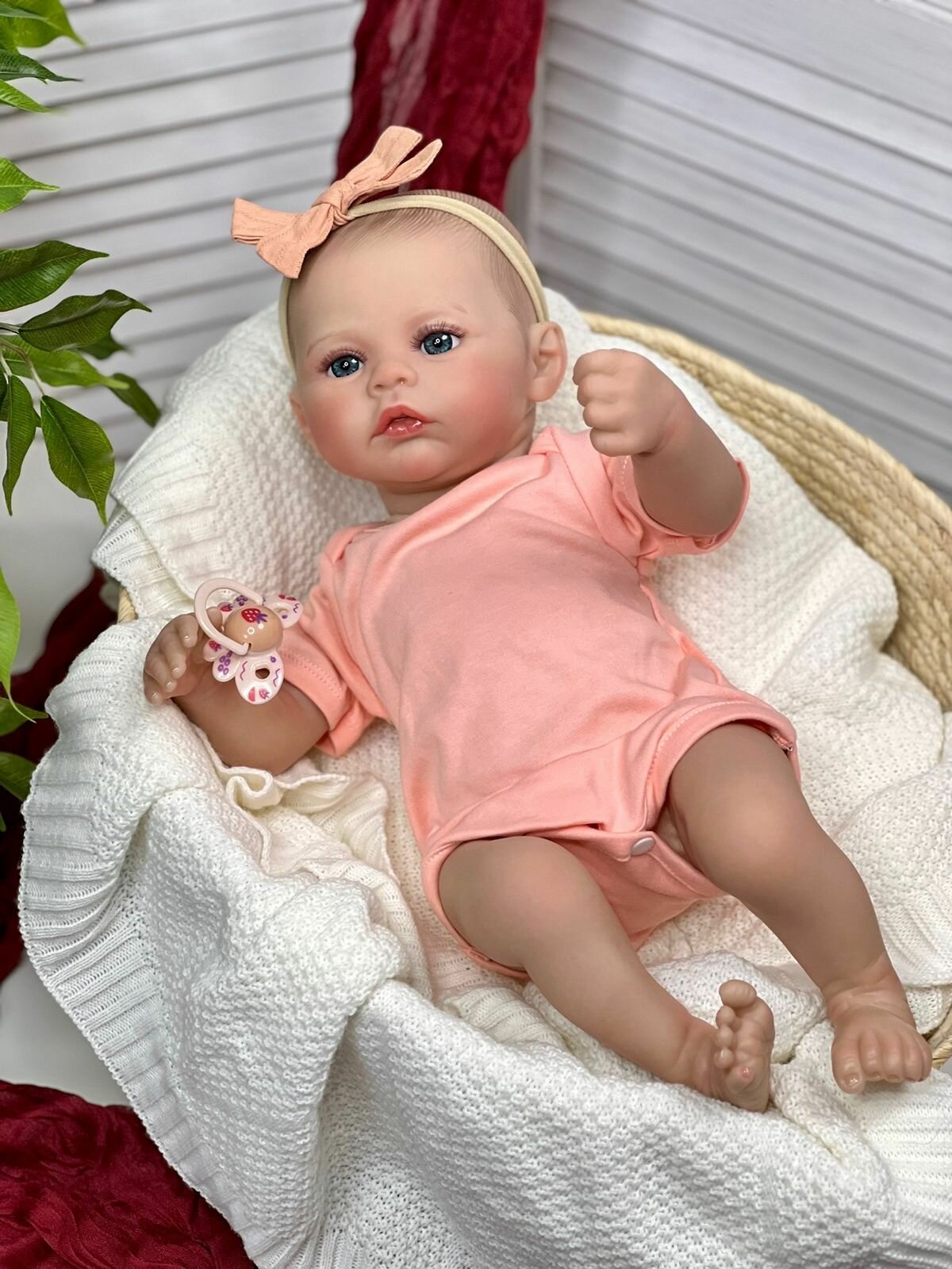 Кукла Реборн мягконабивная 48 см