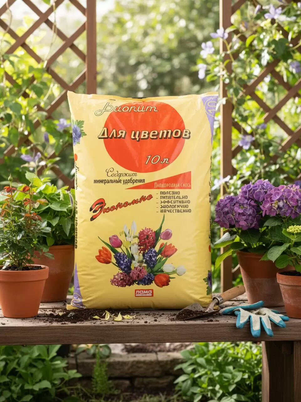 Грунт для цветов, 10 л, Биопит