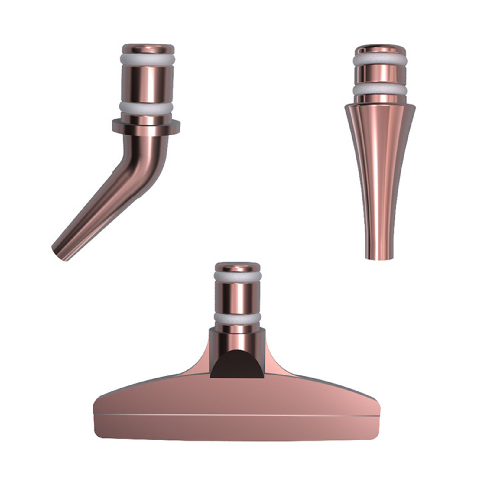 Перо для булавок розового золота с металлической головкой, съемная замена наконечника для булавок, инструмент для рисования алмазами DIY, материал металл, длина 22мм, ширина 8-35мм, упаковка 3 металлических головки, 1 ящик для хранения, 1 запасной