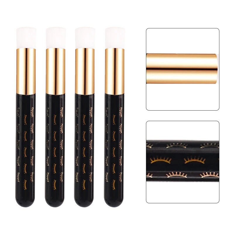 5 шт. кистей для макияжа, ручка Lash Black Gold