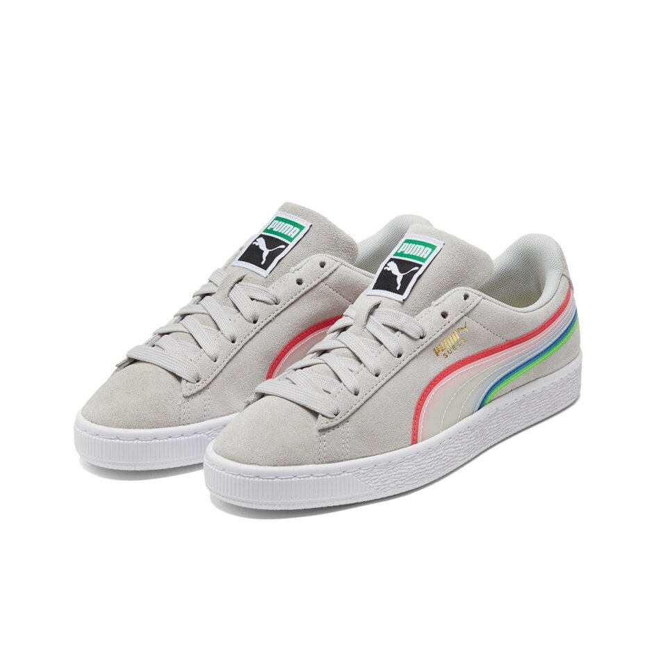 Кроссовки PUMA Suede Triplex, размер EU 35.5, gray/white — фото 1