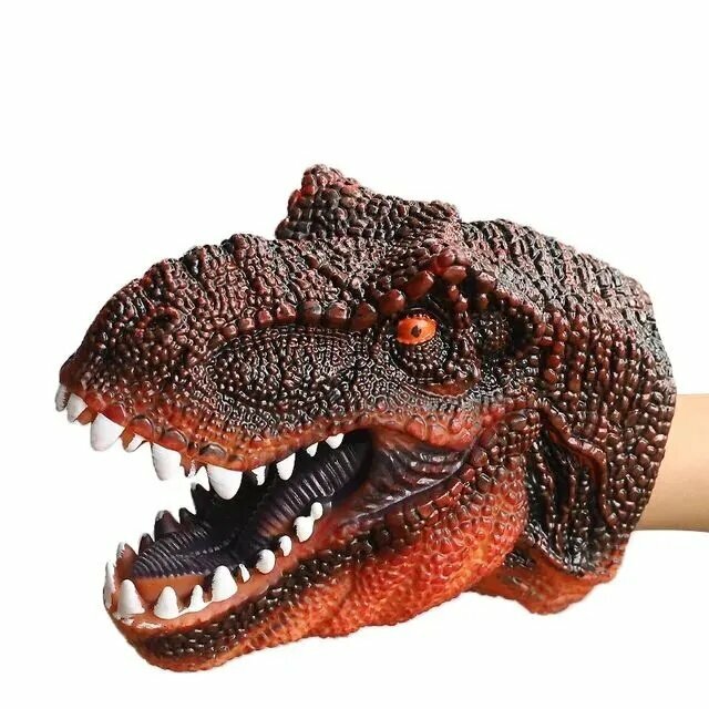 Игрушка на руку перчатка Динозавр, Кукольный Рукозвери