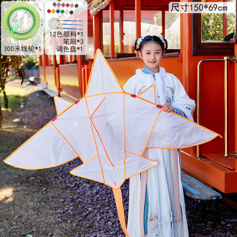 Сверхбольшие детские материалы для творчества, рисования, раскрашивания, обучающие мероприятия для родителей и детей, легкие в запуске воздушные змеи