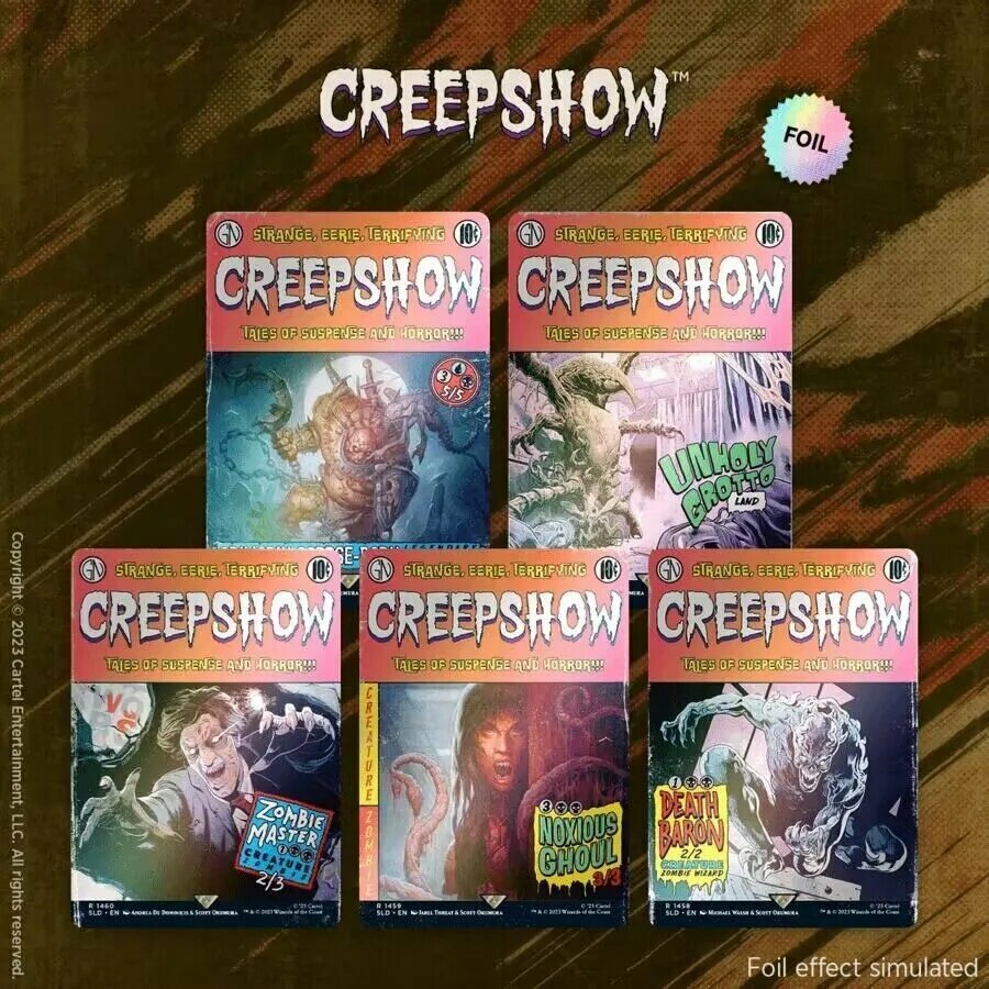 Magic the Gathering: Secret Lair-Creepshow-Foil (Английский)