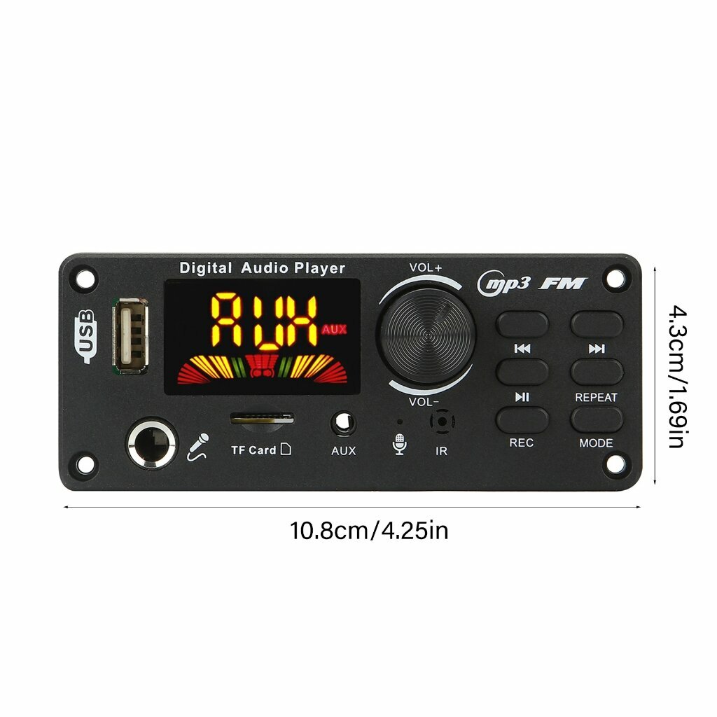 Усилитель 2x50W с Bluetooth 5.0 и MP3 декодером — фото 1