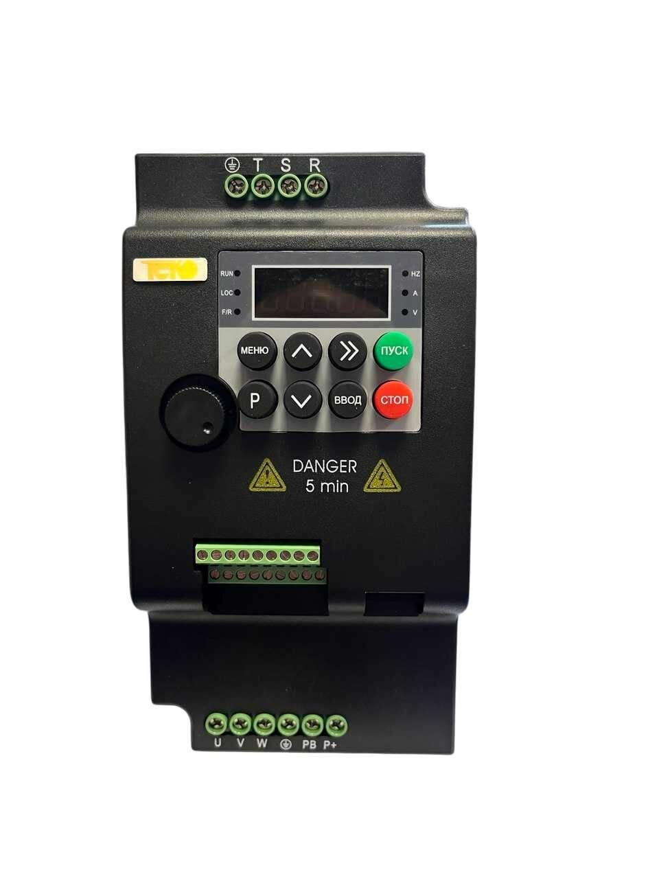 Частотный преобразователь K-DRIVE KD-100-4T-0, 75GB выходной ток 2, 7 А, перегрузочная способность от 150 процентов (0, 75 кВт x 380 В) 08-00042487