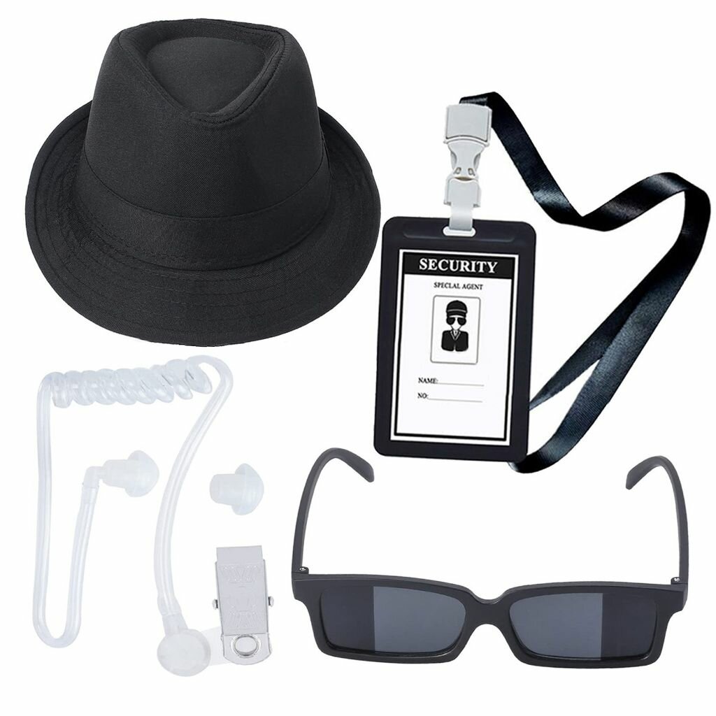 Костюм для шпионов на свадьбу - 7 предметов