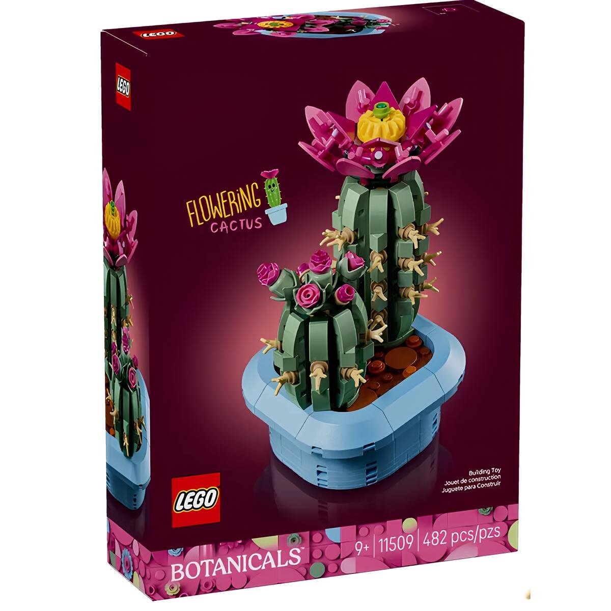 Конструктор LEGO Botanicals 11509 Цветущий кактус в горшке