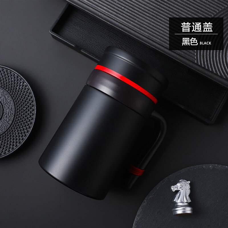 Умный термометр нержавеющая стеклянная термос-чашка 500 мл черный для офиса