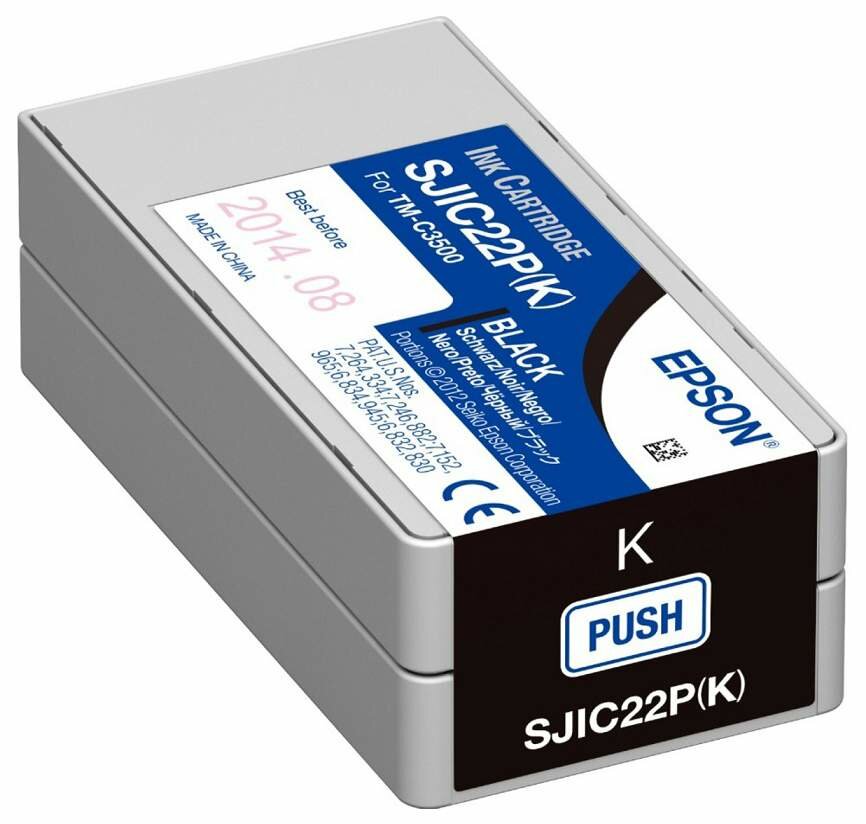 Картридж C33S020601 Epson Sjic22p(k): INK Cartridge FOR TM-C3500 .