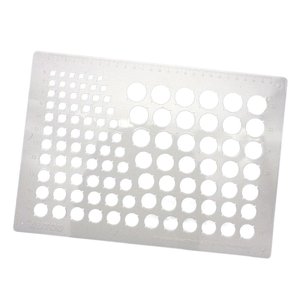 Линейка-шаблон ручной работы из бумаги "сделай сам"