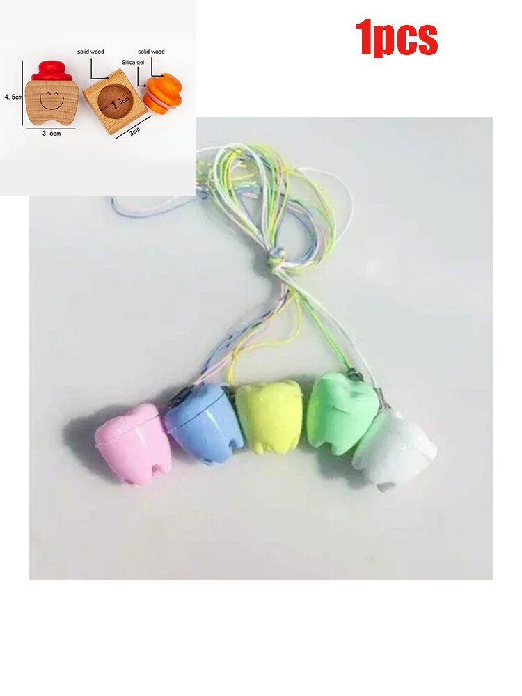 Деревянный контейнер для хранения молочных зубов