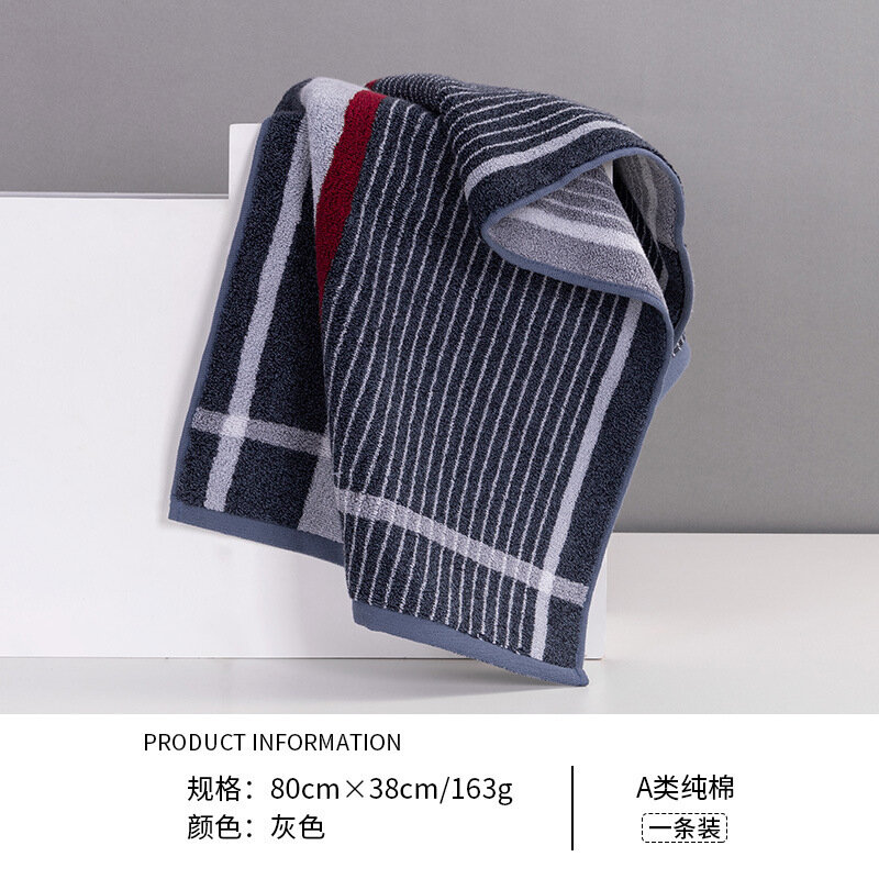 Оптовая продажа, примерно 160 г, золотой размер, extra large, утолщенное чистое хлопковое полотенце для отеля, мужское, 80*38, для умывания и ванны 01KA0084