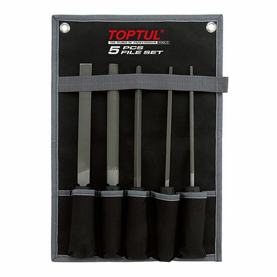 Набор напильников 5 предметов TOPTUL