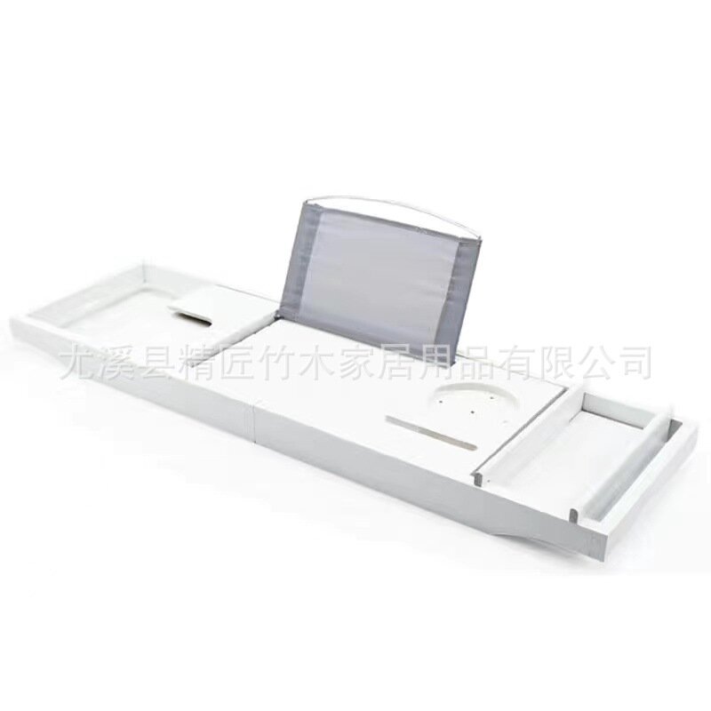 Бамбуковая нескользящая выдвижная полка для ванны, деревянное ведро для хранения в ванной, подставка для ванны