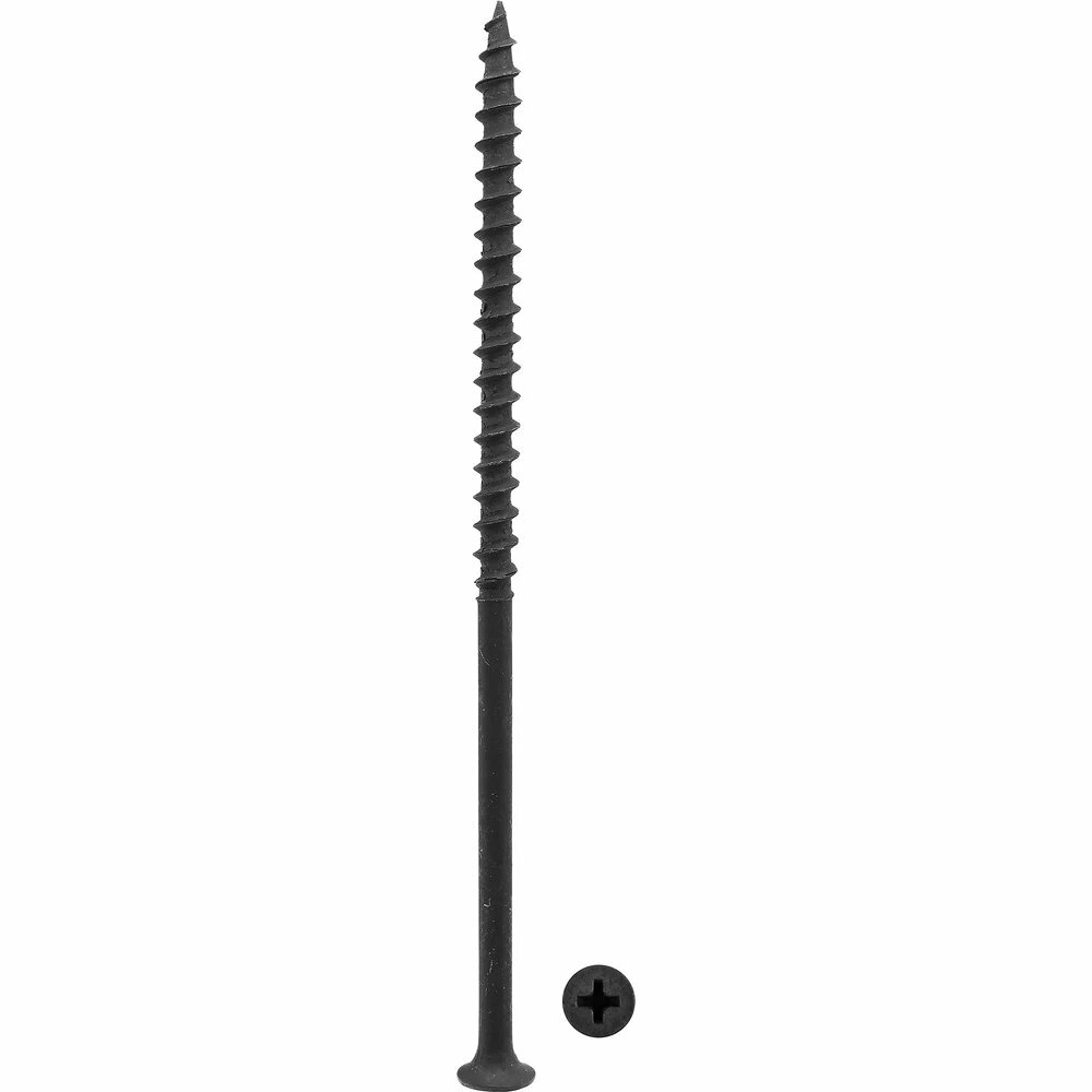Саморезы по дереву BOWT фосфатированные, 4.8x120 мм, 10 шт. D02482