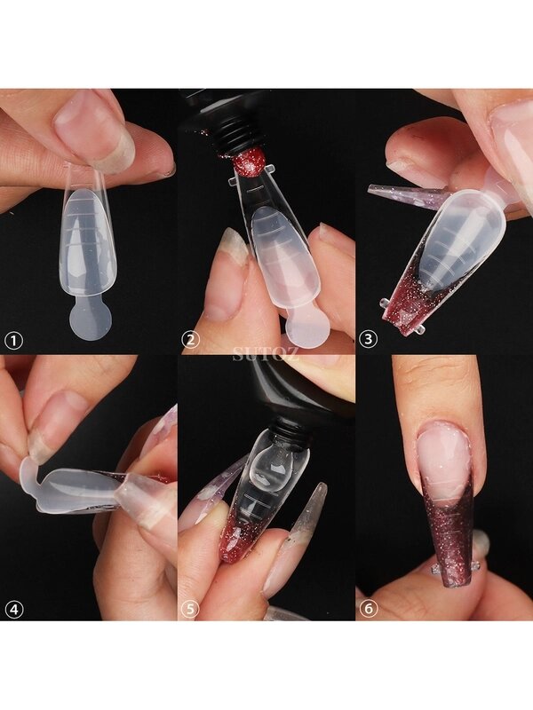 Многоразовые силиконовые трафареты для верхних форм, молды для френча