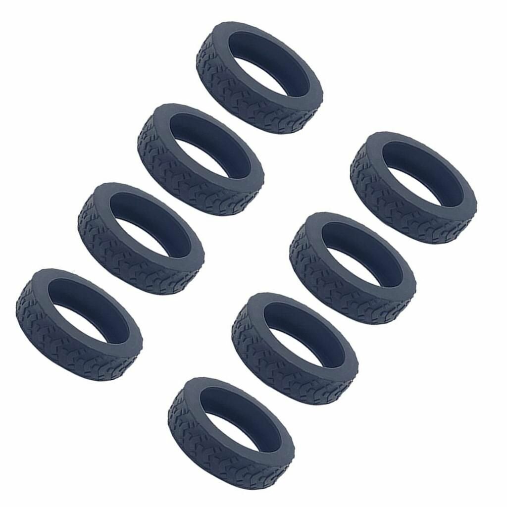 Колеса для чемоданов резиновые с защитой, Черный