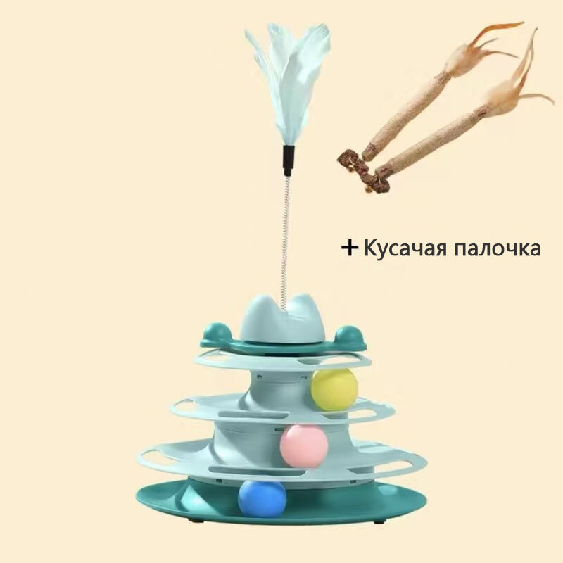 Игрушка-вертушка "забавная кошачья палочка"