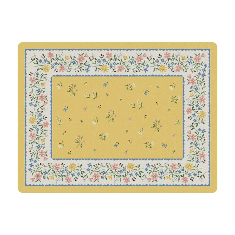 Кожаная впитывающая подставка для бар-стойки и хранения посуды - 30x40 см, экологичная кухонная принадлежность