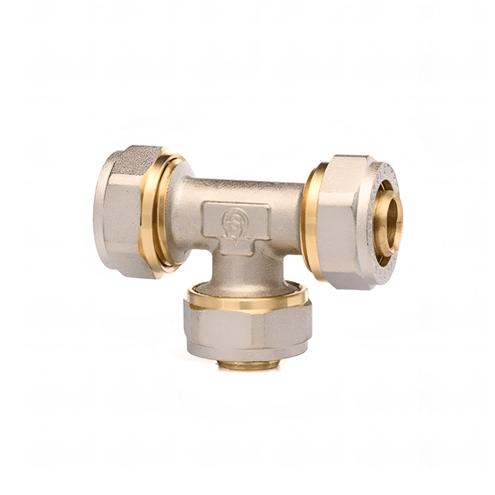 Фитинг для труб обжимной тройник 20х16х20 TST для металлопластиковых труб