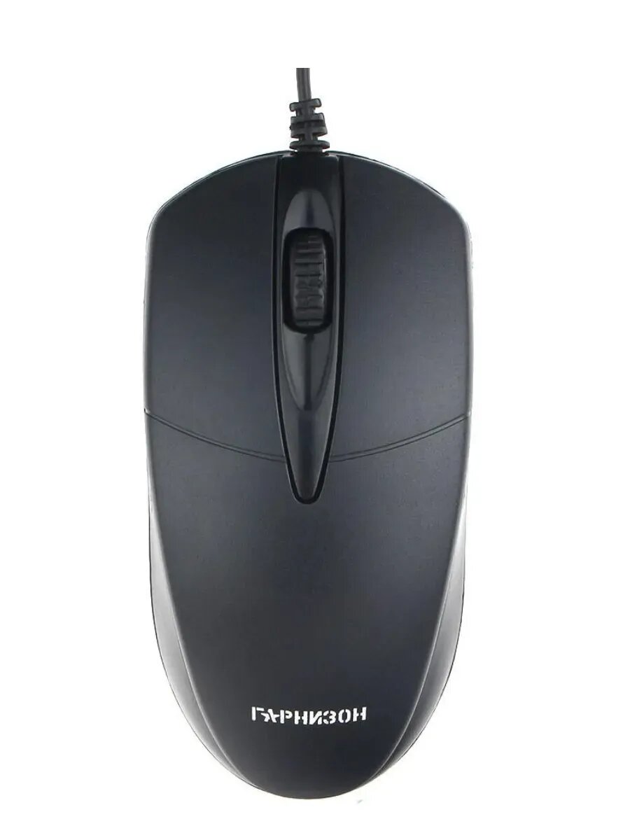 Мышь оптическая проводная GM-220, USB, чип- Х, черный,1000 DPI, 2кн.+колесо