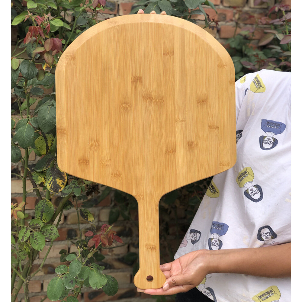 В наличии бамбуковая деревянная доска для пиццы, бамбуковая лопатка для пиццы, лопатка для пиццы из акации, 12inch 15inch доска для пиццы