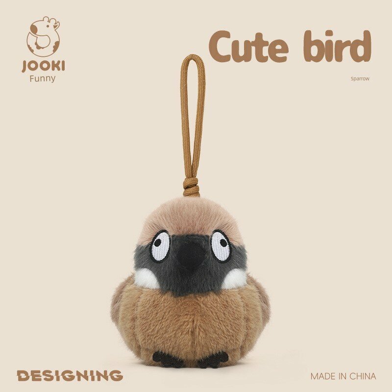 Настоящая плюшевая игрушка-птичка Фуркотал, милая кукла, подушка для сна, маленькая игрушка для девочек, подарок Сорока