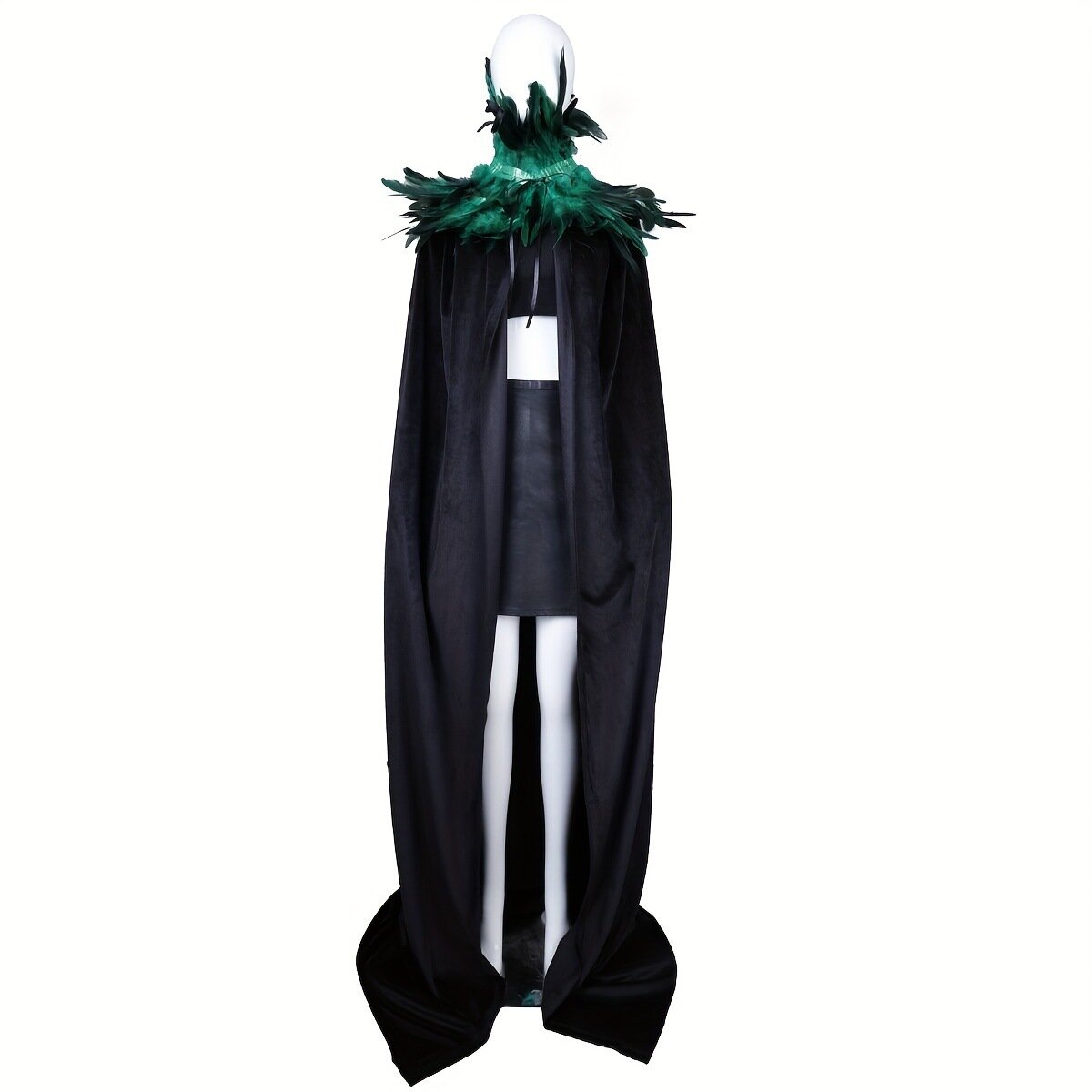 2026 Перьевой плащ для Хэллоуина, перьевая жилетка, искусственный воротник, согреватель для шеи, перьевый плащ Amazon