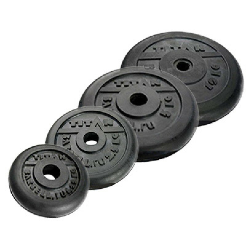 Набор блинов для штанги TITAN 1.25-10 кг ( 4 шт), d 26